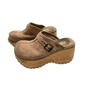 Soda | Shoes | Vintage Rare Soda Suede Mega Chunky Platform Mules ...